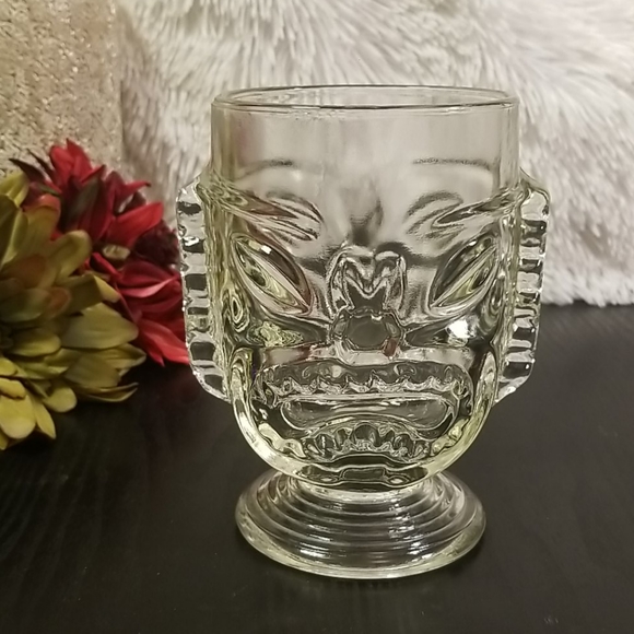 Accents | Two Faced Tiki Idol Glass | Poshmark